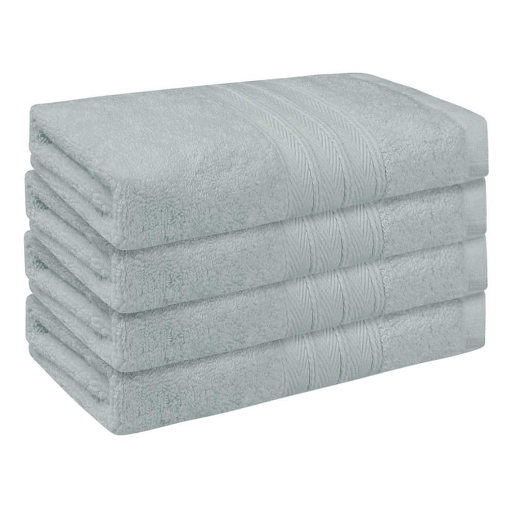 Striped Cotton Bath, Face And Body Wash Cloth Towels For Hotels 14" X ...