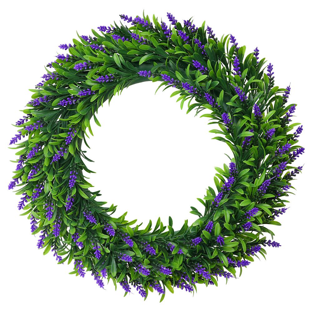 Wreath For Front Door Decor Plastic Leaves Artificial Wreaths For ...