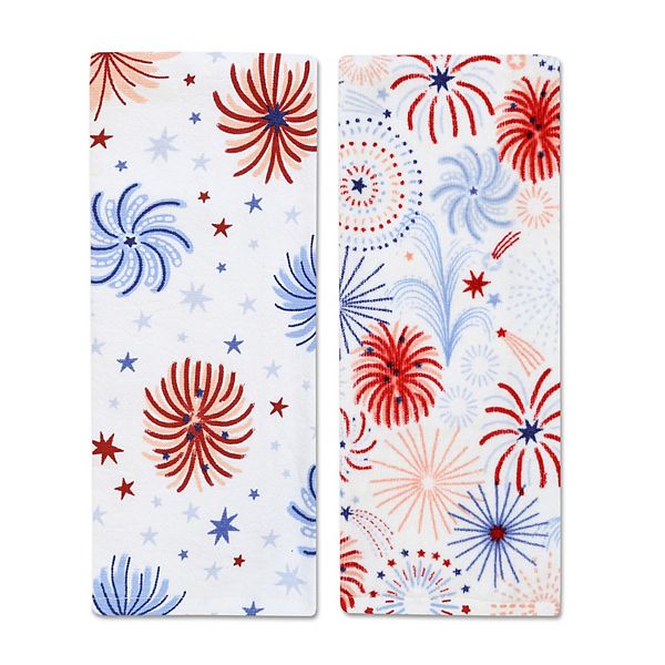 Celebrate Together™ Americana Fireworks Terry Kitchen Towel 2-pk