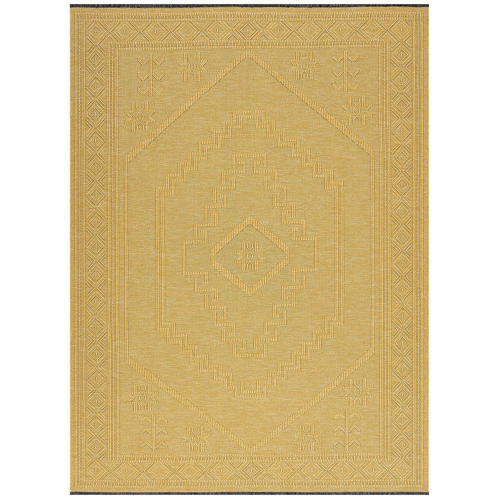 KHL Rugs Alma Amina Medallion Pattern Washable Area Rug