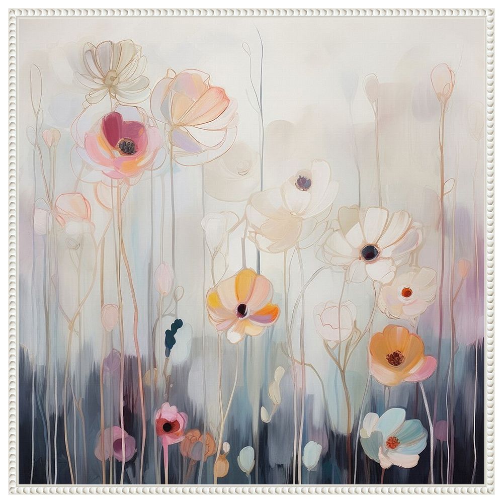 Spring Fling Flowers I By Irena Orlov Framed Canvas Wall Art Print