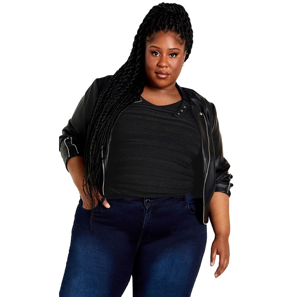 Avenue Women's Plus Size Emma Tunic Sweater