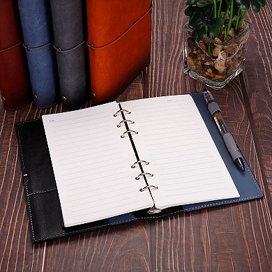 Binder Journal, Refillable Loose Leaf Personal Planner Organizer Ruled ...