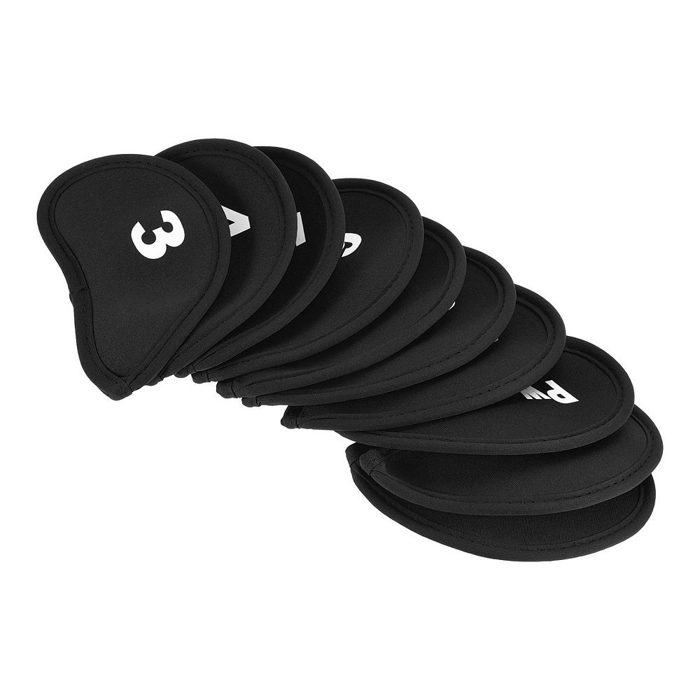 Golf Club Iron Head Covers, Number Tag Waterproof Protection Sleeve For ...