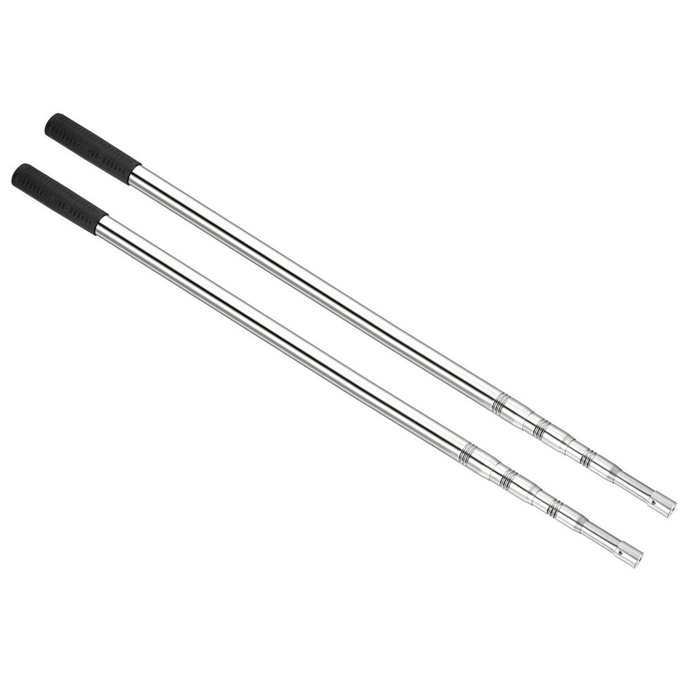 Telescopic Fishing Net Handle, 2 Pack 4 Section Fishing Pole Tackle ...