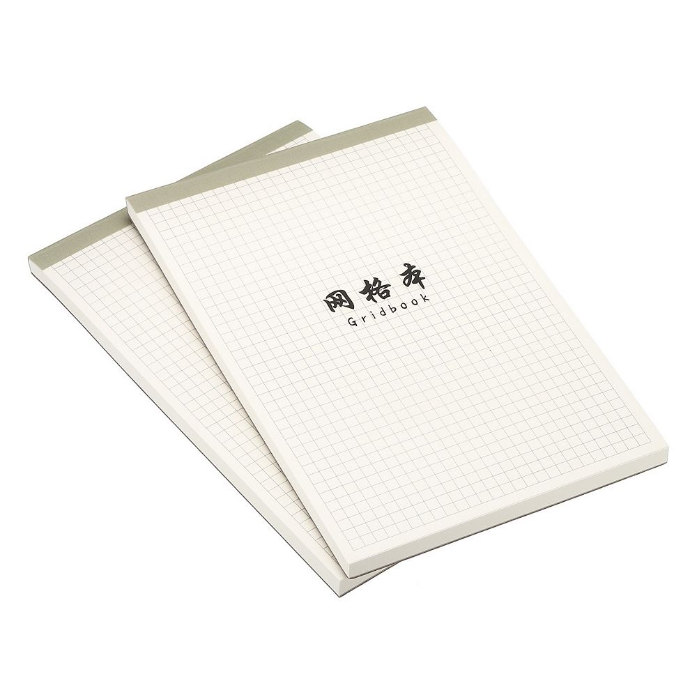 6"x8" Writing Pads, 2 Pack Grid Note Pad With 70 Sheets Thicken Writing ...