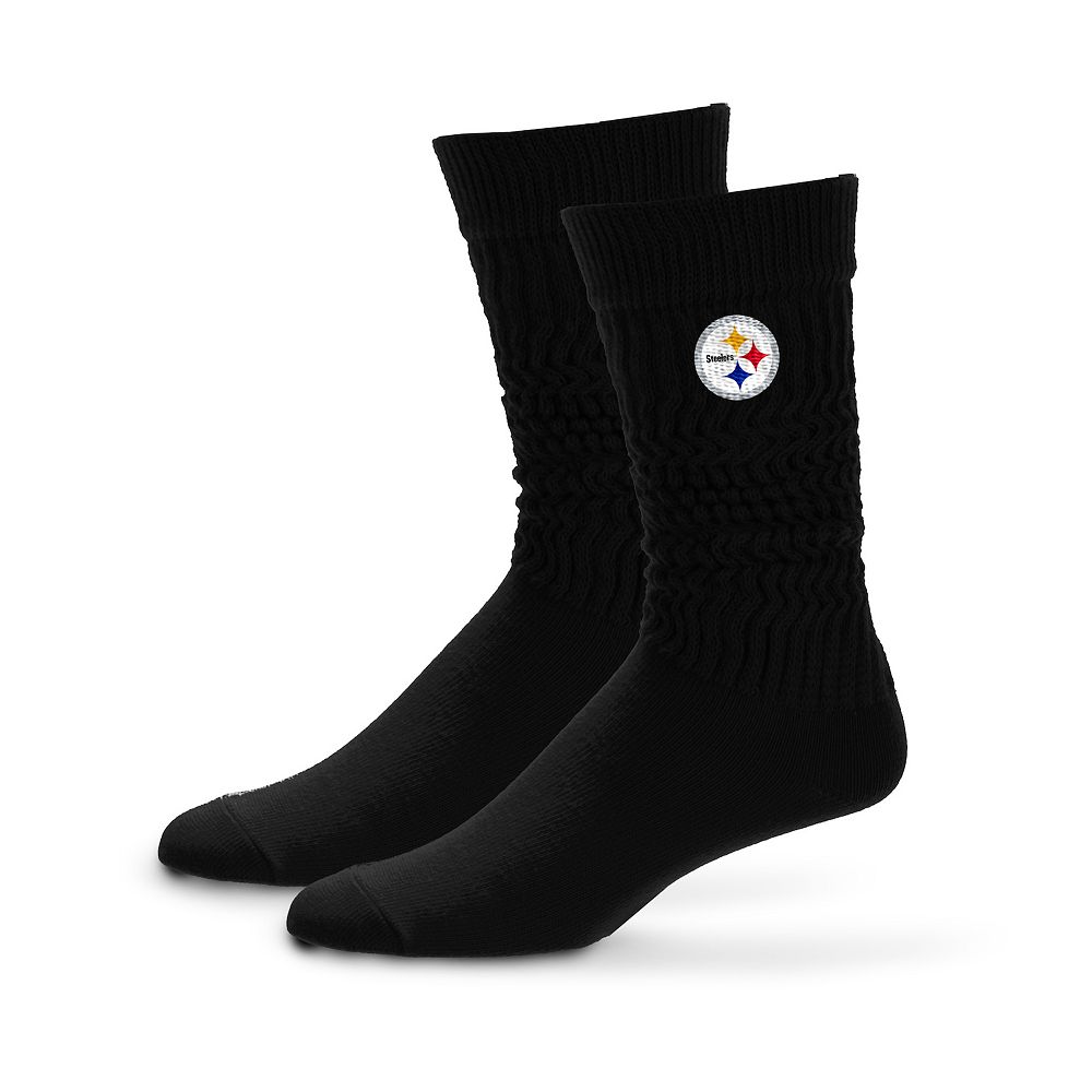 Women's NFL Pittsburgh Steelers Mello Slouch Scrunch Socks