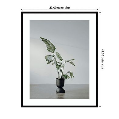 Portrait of a Plant by Incado Wood Framed Wall Art Print