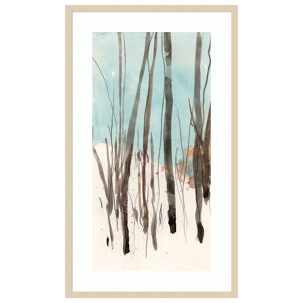 Snow Settled Movement II by Samuel Dixon Wood Framed Wall Art Print