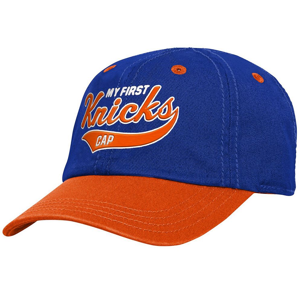 Infant Blue New York Knicks My First Tail Sweep Slouch Flex Hat