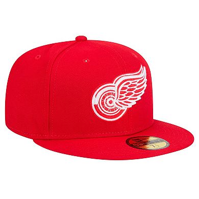 Men's New Era Red Detroit Red Wings Core 59FIFTY Fitted Hat
