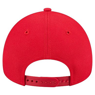 Men's New Era Red Kansas City Chiefs A-Frame 9FORTY Adjustable Hat