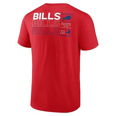 Men's Fanatics Red Buffalo Bills Repeat Stats T-Shirt