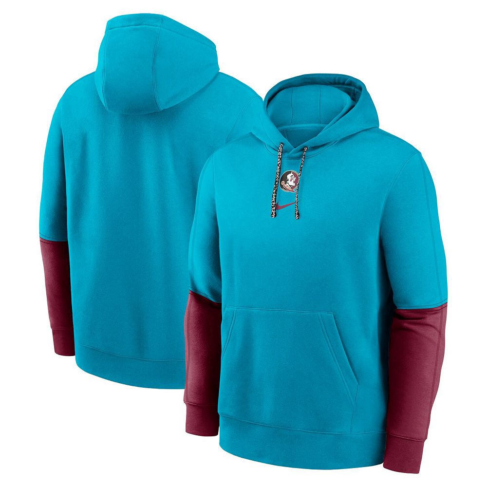 Men's Nike Turquoise Florida State Seminoles 2024 Sideline Club Fleece ...
