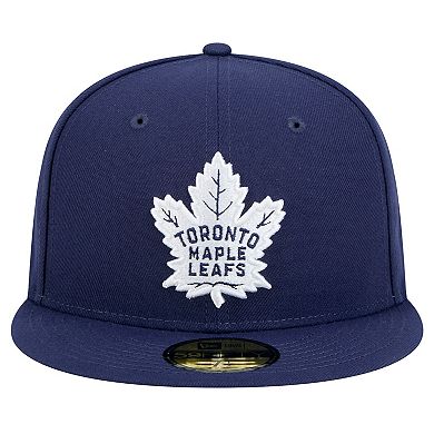 Men's New Era Navy Toronto Maple Leafs Core 59FIFTY Fitted Hat