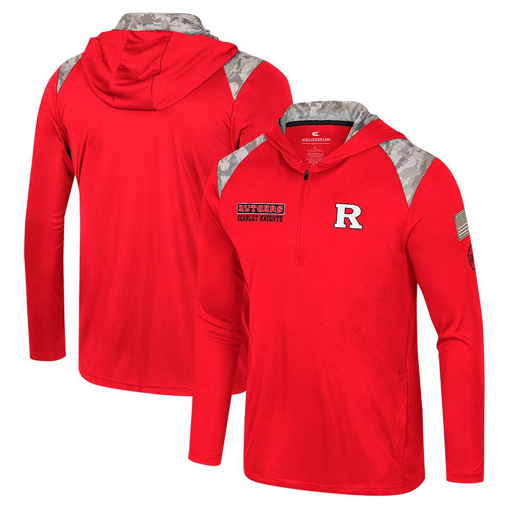 Men's Colosseum Scarlet Rutgers Scarlet Knights OHT Military ...