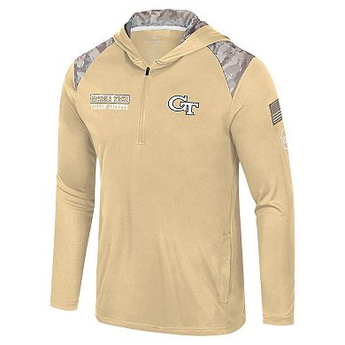 Men's Colosseum Gold Georgia Tech Yellow Jackets OHT Military ...