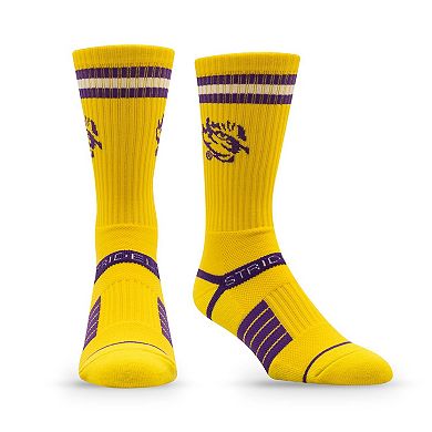 Unisex Strideline LSU Tigers Premium Fan Logo Crew Socks