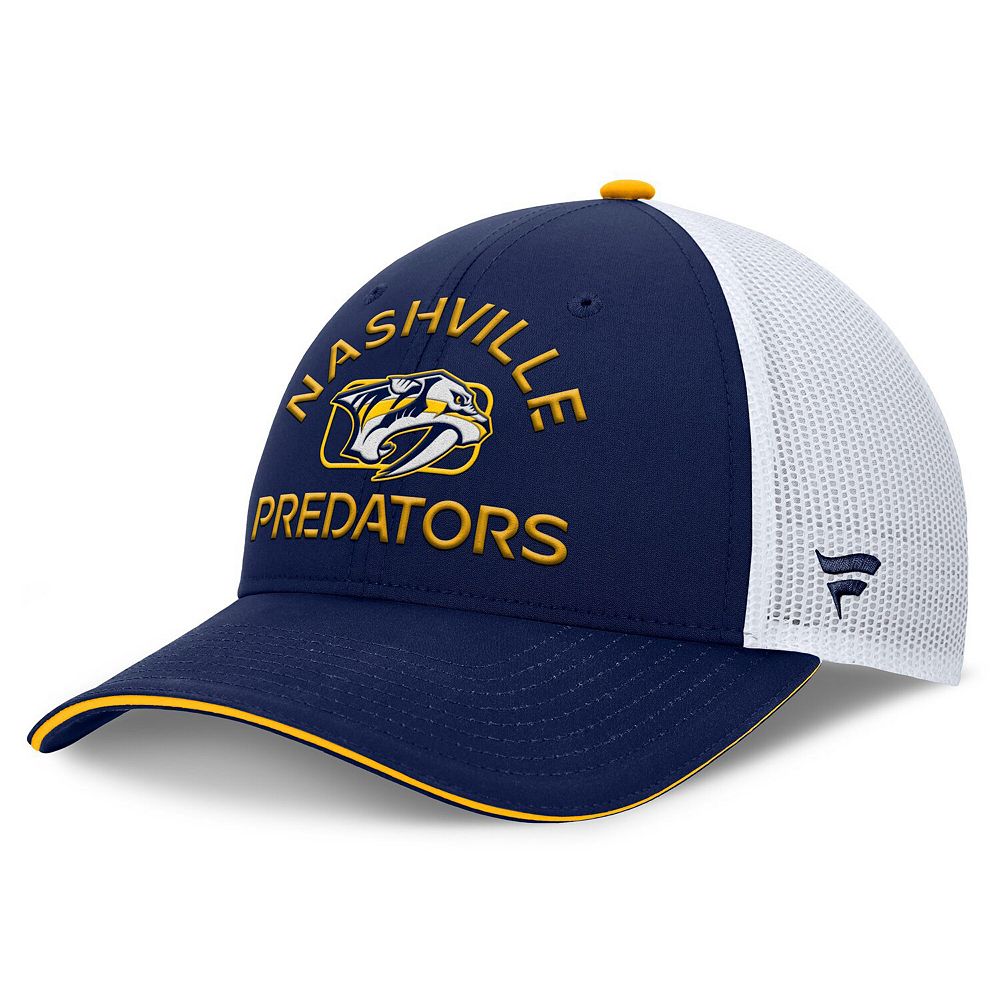 Men's Fanatics Navy/White Nashville Predators Authentic Pro Rink ...