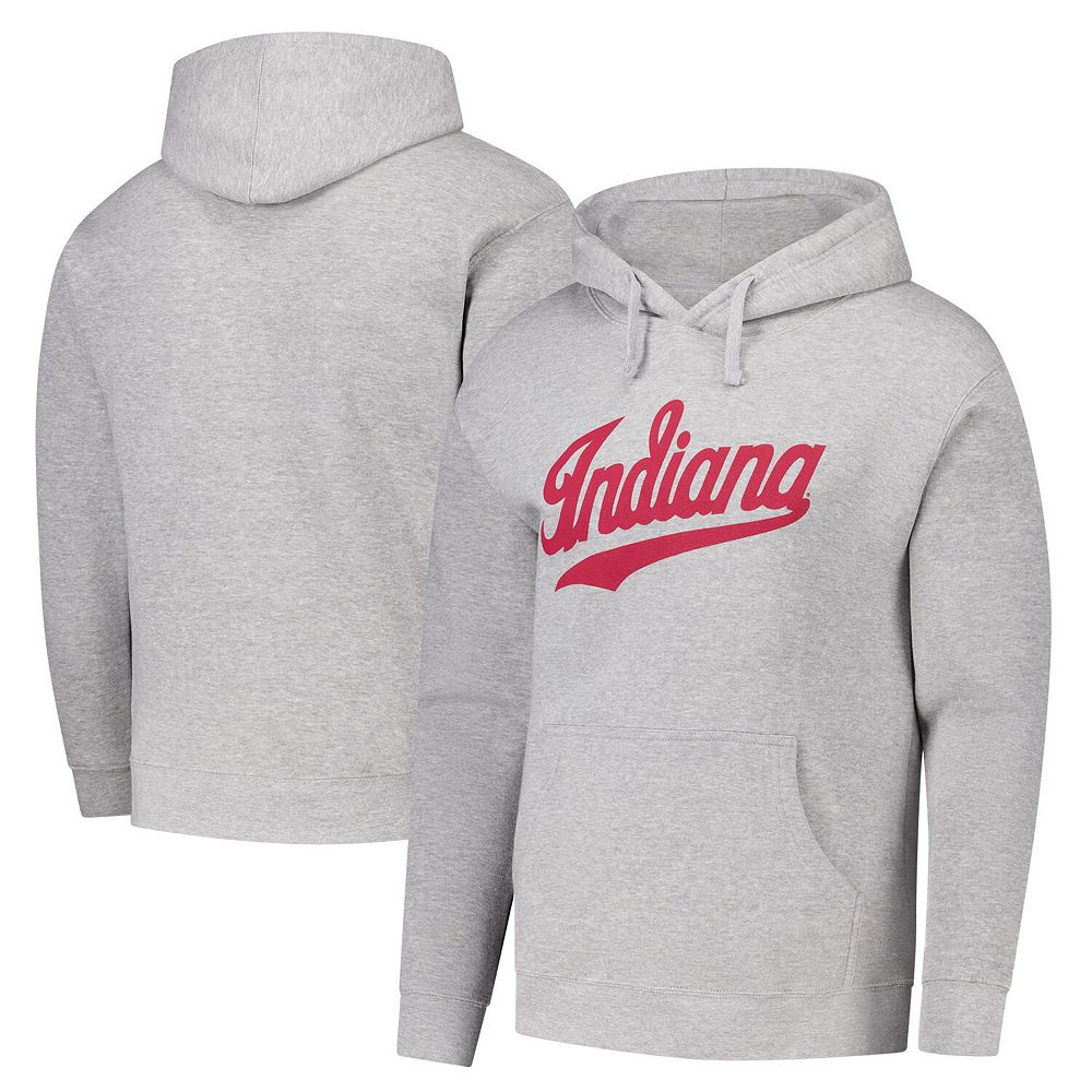 Men's League Collegiate Wear Heather Gray Indiana Hoosiers Vintage Logo ...