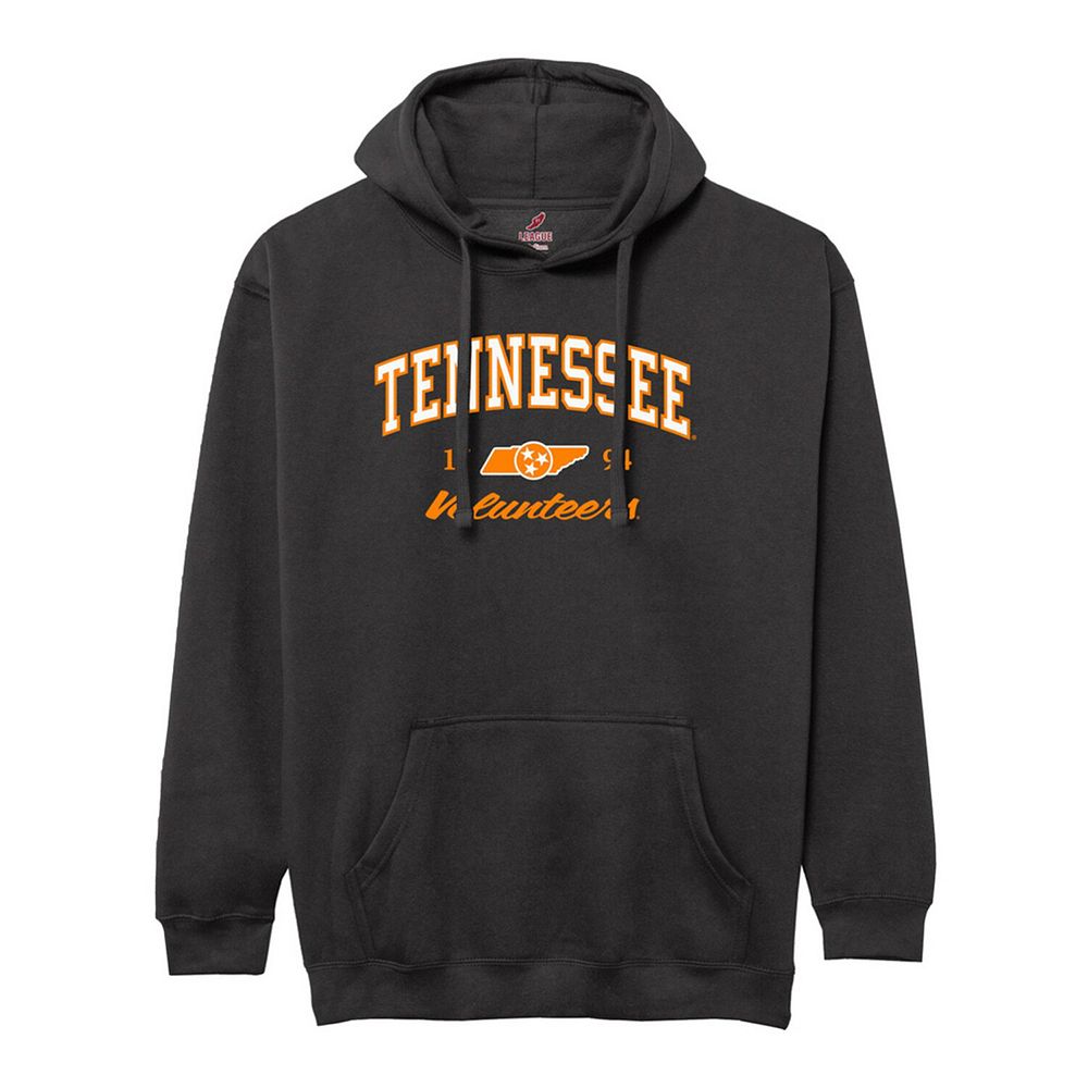 Men's League Collegiate Wear Black Tennessee Volunteers Arch Script ...