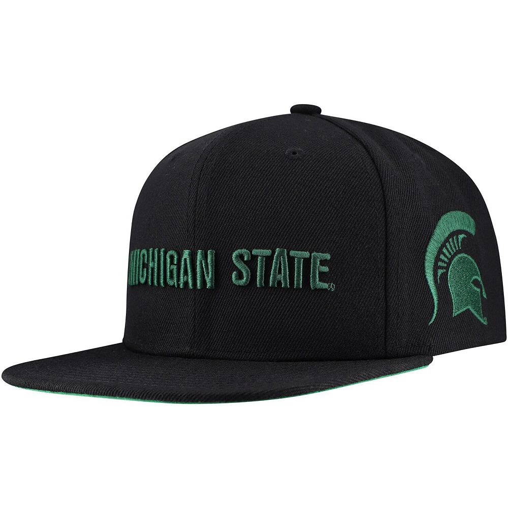 Men's Mitchell & Ness Black Michigan State Spartans Triple Play ...