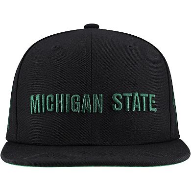 Men's Mitchell & Ness Black Michigan State Spartans Triple Play ...