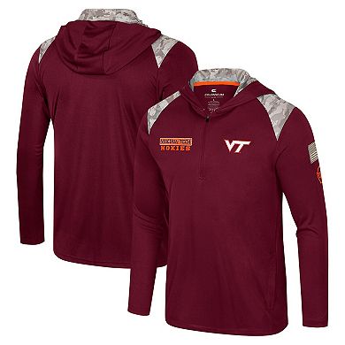 Men's Colosseum Maroon Virginia Tech Hokies OHT Military Appreciation ...