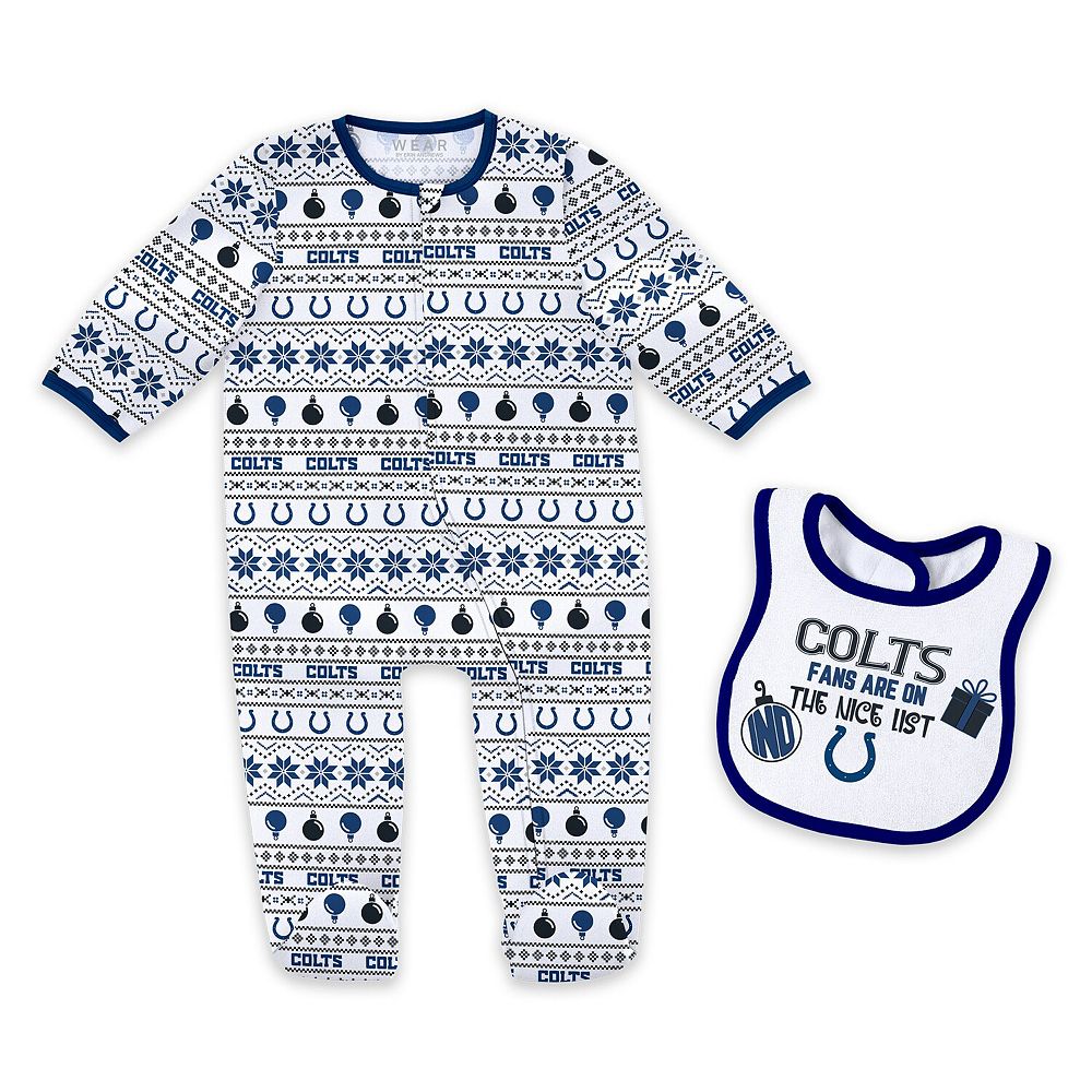 Newborn & Infant WEAR by Erin Andrews Indianapolis Colts Allover Print ...