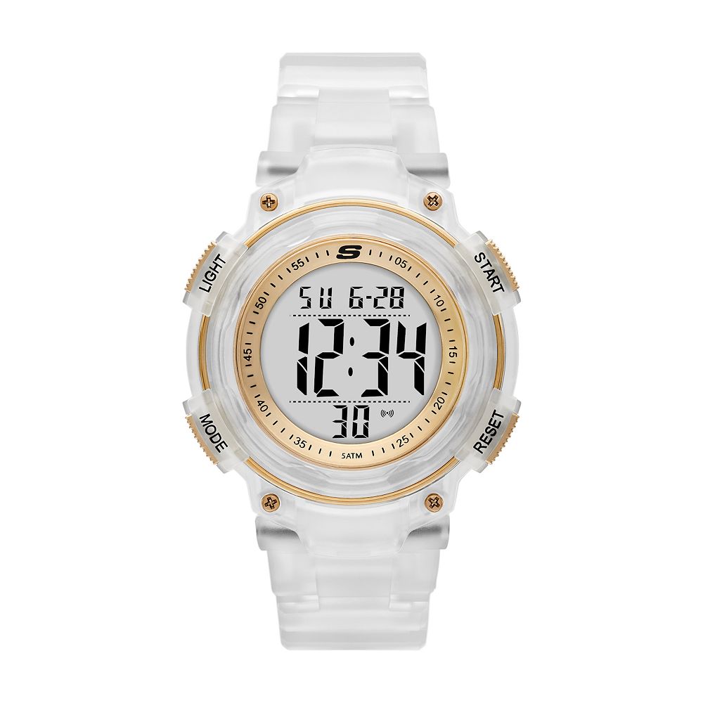 Skechers® Men's Ruhland Clear Digital Watch