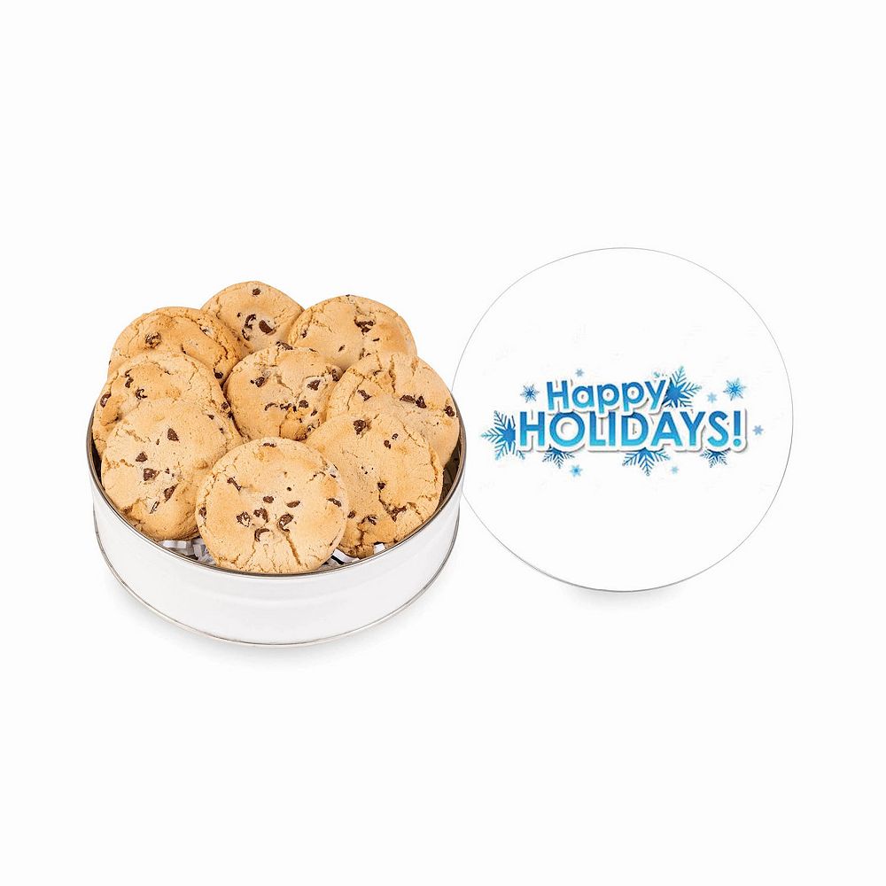 FRESH BEGINNINGS Holiday Season 9-Pack Chocolate Chip Cookie Tins