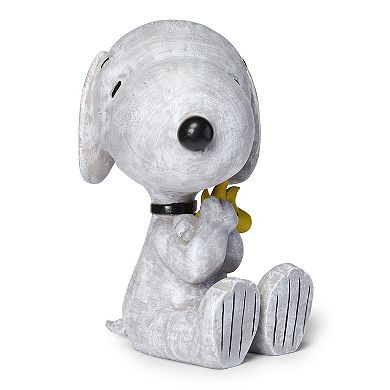 Roman 8.75" Snoopy & Woodstock Garden Statue