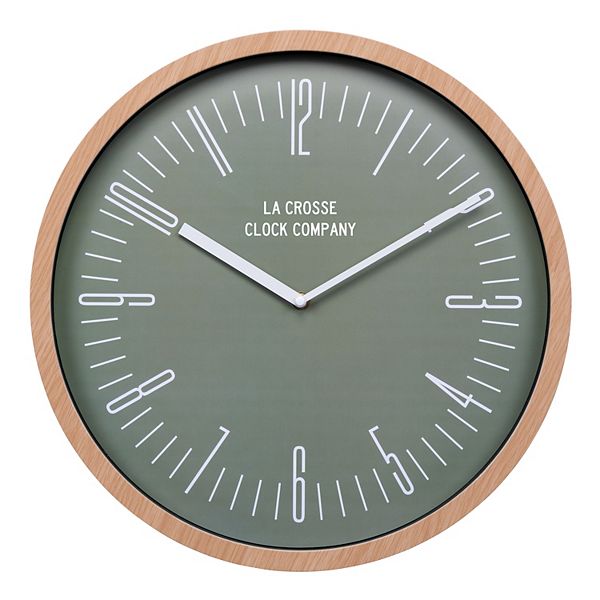 La Crosse Technology Ellwood 16" Quartz Analog Wall Clock