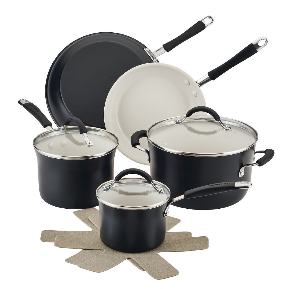 Rachael Ray® Cucina 10-pc. Ceramic Nonstick Cookware Set