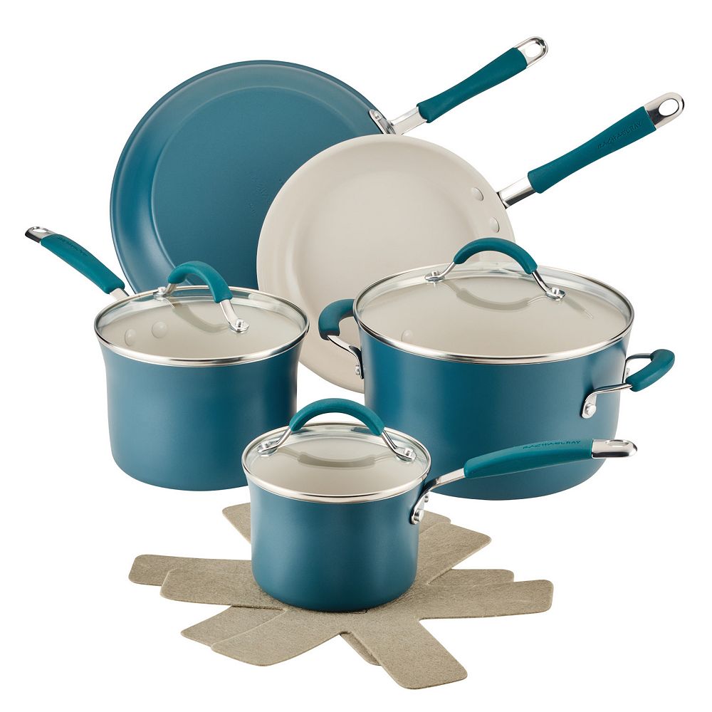 Rachael Ray® Cucina 10-pc. Ceramic Nonstick Cookware Set