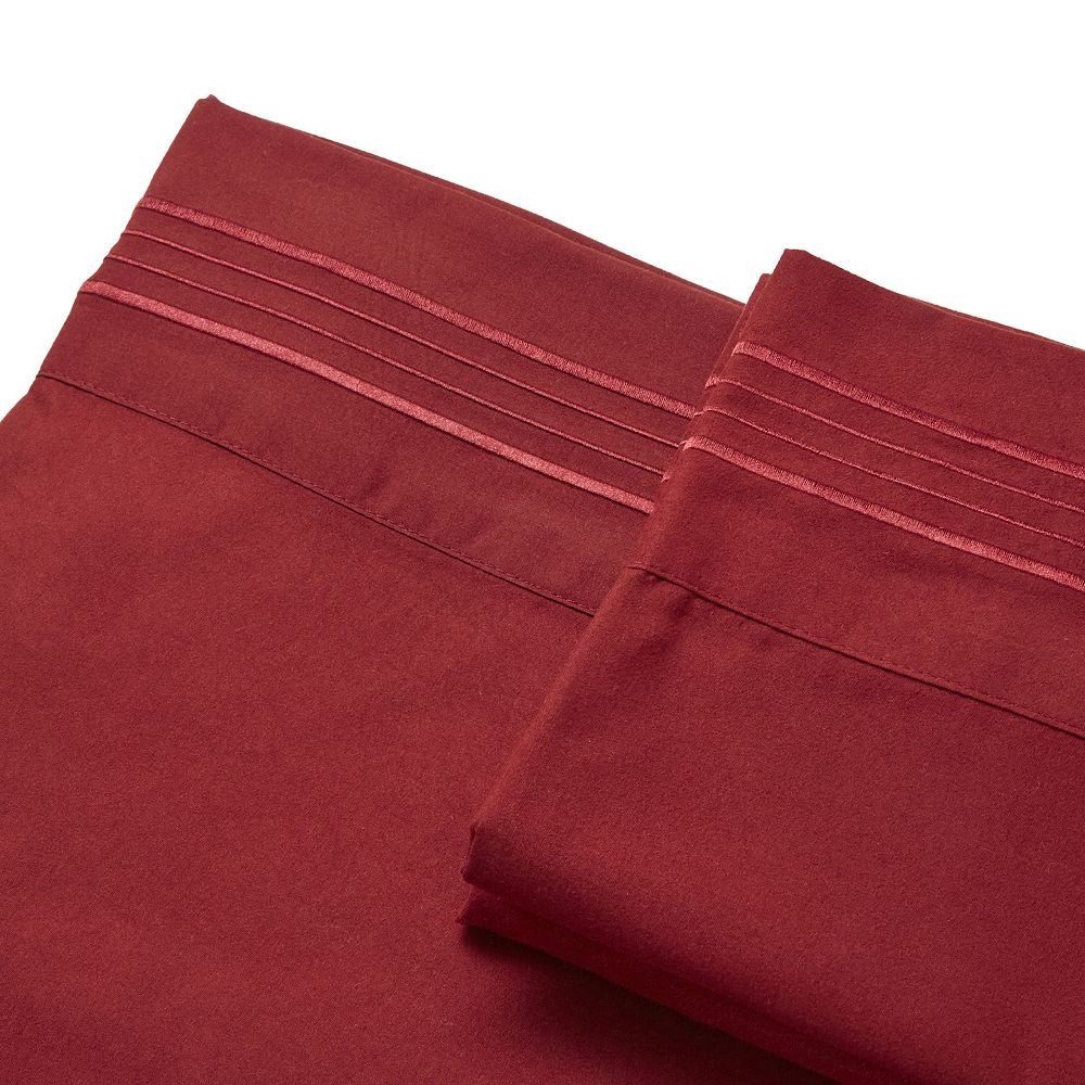 Linum Home Textiles 1800 Thread Count Brushed Microfiber Sheet Set or ...