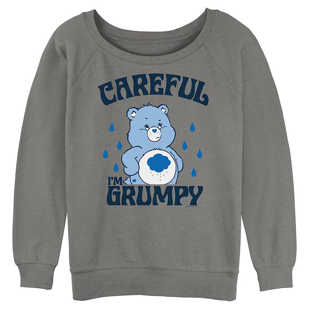Juniors' Care Bears Grumpy Bear Careful I'm Grumpy Graphic Pullover