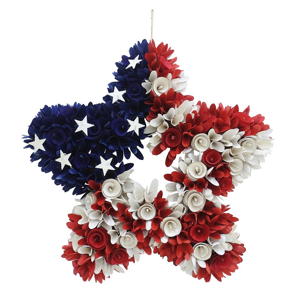 Celebrate Together™ Americana Star Wood Curl Wreath