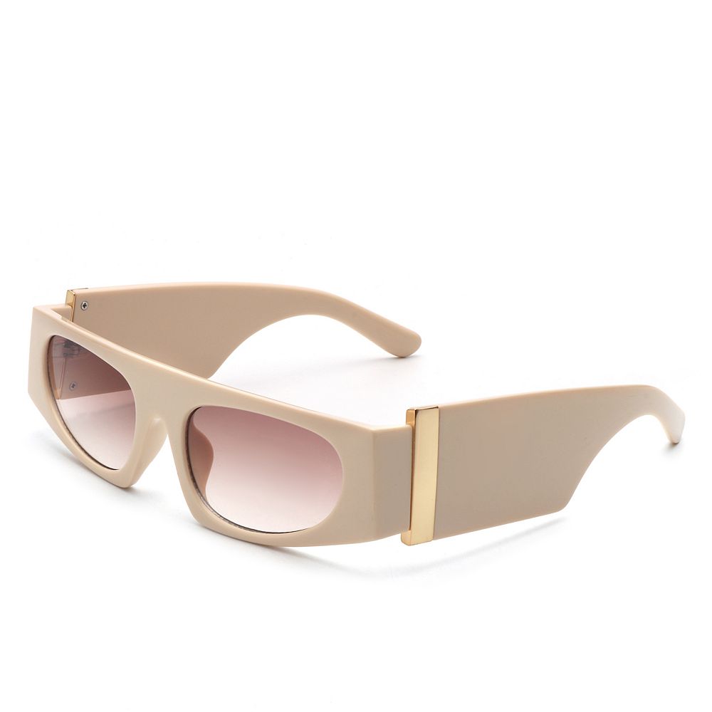 Rectangle Chic Oval Lens Slim Fashion Sunglasses