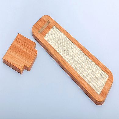 Petpals Natural Sisal Scratching Board - 4"h, Natural Sisal, Small ...