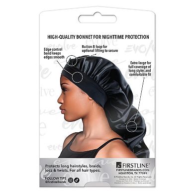 Evolve Satin Wide Edge Braid Bonnet