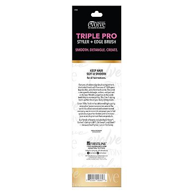 Evolve Triple Pro Styler + Edge Brush