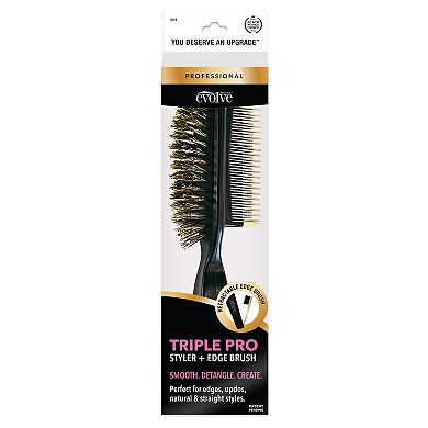 Evolve Triple Pro Styler + Edge Brush