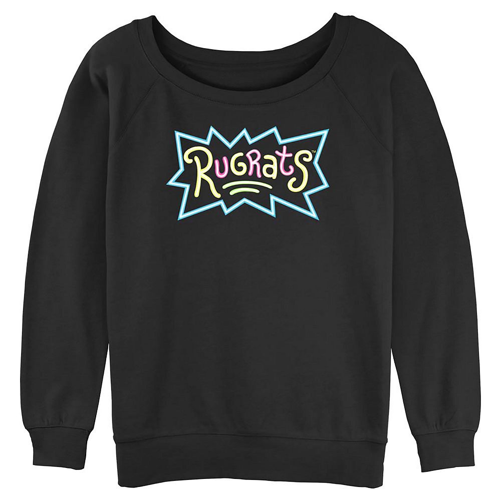 Juniors' Nickelodeon Rugrats Logo Graphic Pullover