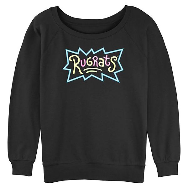 Juniors' Nickelodeon Rugrats Logo Graphic Pullover