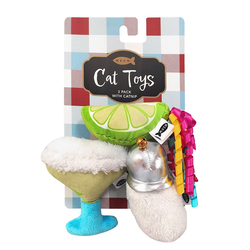 Meow 3-Packk Margarita Plush Toy Set