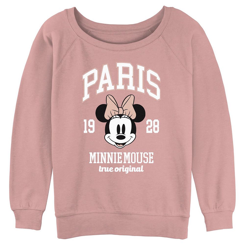 Disney's Minnie Mouse Paris True Original 1928 Juniors' Graphic Pullover