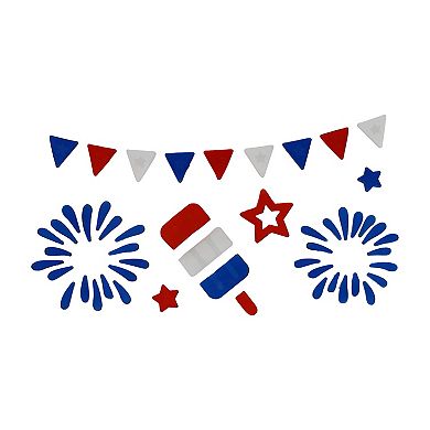 Celebrate Together™ Americana Popsicle Firework Window Cling