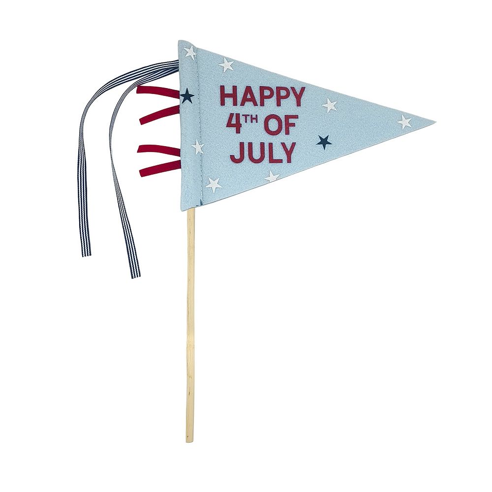 Celebrate Together™ Americana Polyester "Happy 4th of July" Decor ...