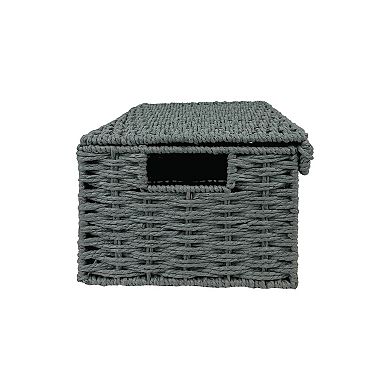Dwell Studio Braided Lidded Paperweave Storage Box